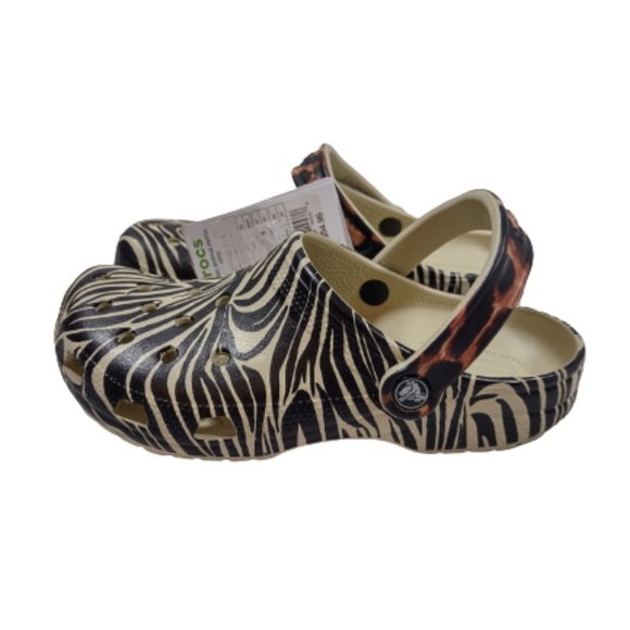 CROCS | Shoes | Crocs Classic Animal Remix Clog Womens Size 8 Mens 6 ...